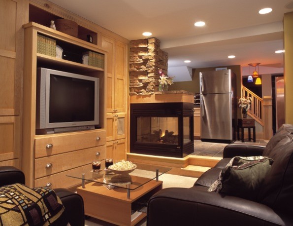 Lower Level Spaces - Traditional - Basement - Minneapolis - by JDA ...