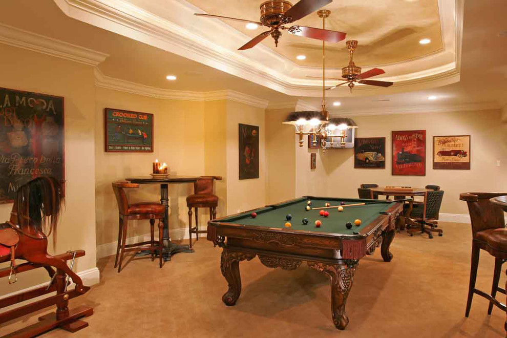 Luxury Basement - Traditional - Basement - Philadelphia - by Trueblood ...