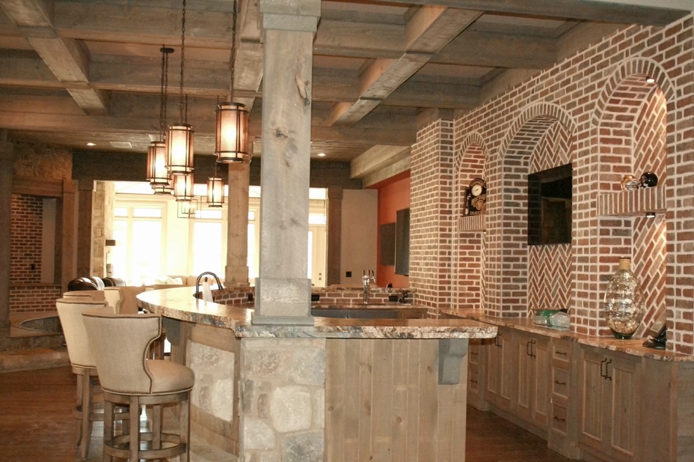 Luxury Basements - Traditional - Basement - Atlanta - by Alex Custom ...