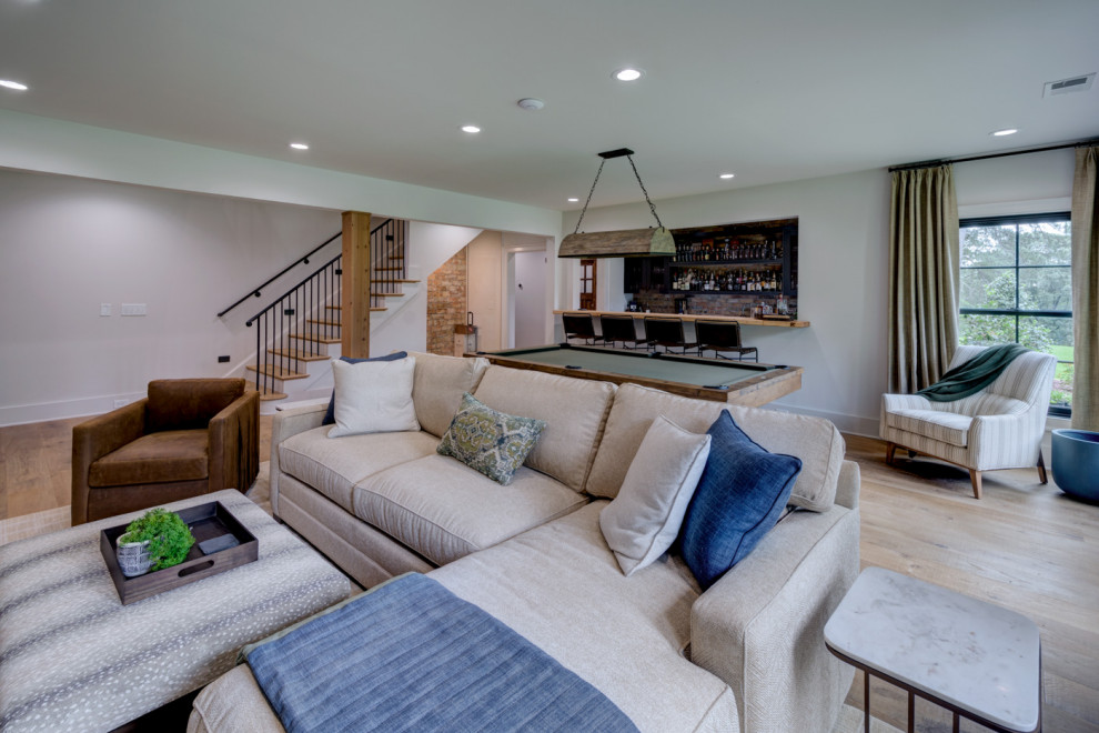 Mableton Custom Home - Basement - Atlanta - by Hall Design Build | Houzz