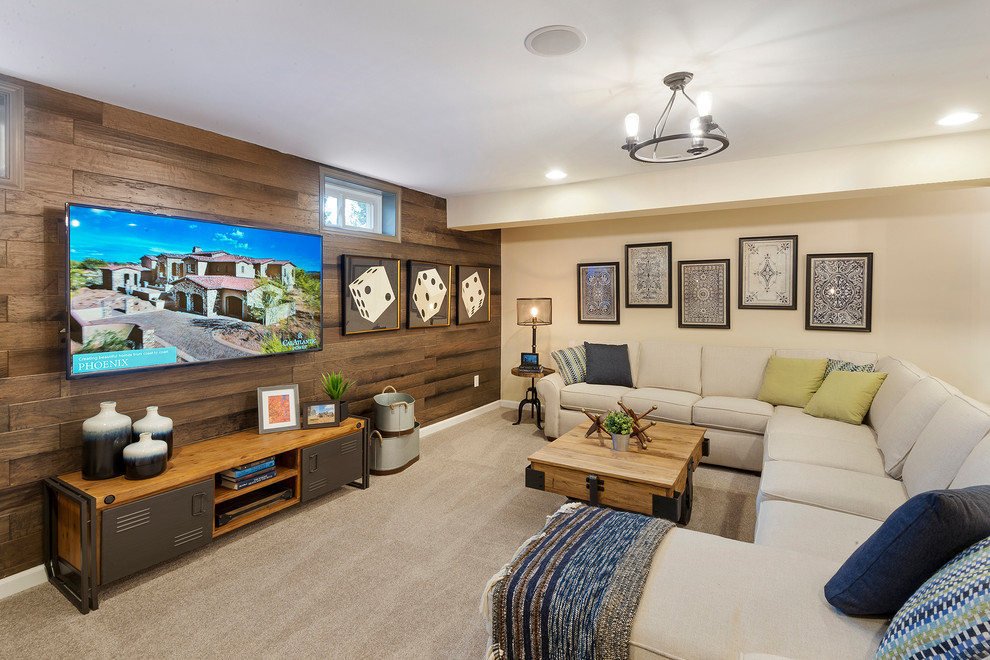 Macoby Run Farm Model - Rustic - Basement - Philadelphia - by Deanna's ...