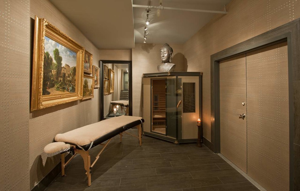 Marinaside Townhouse - Contemporary - Basement - Vancouver - by Design ...