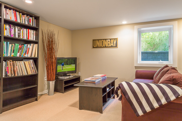 McDonald Residence in Magnolia Seattle - Traditional - Basement ...