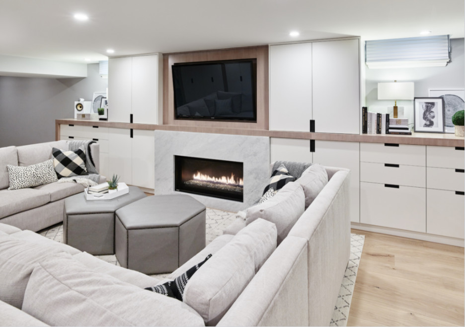McNicol Interior Design - Transitional - Basement - Toronto - by ...