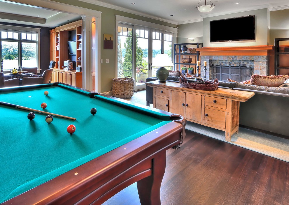 Mercer Island Waterfront Estate - Traditional - Basement - Seattle - by ...