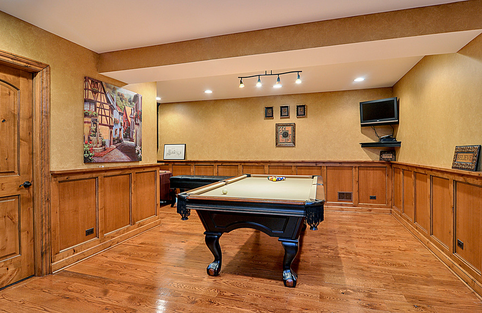 Basement Finishing - Rustic - Basement - Nashville - by Sebring Design ...