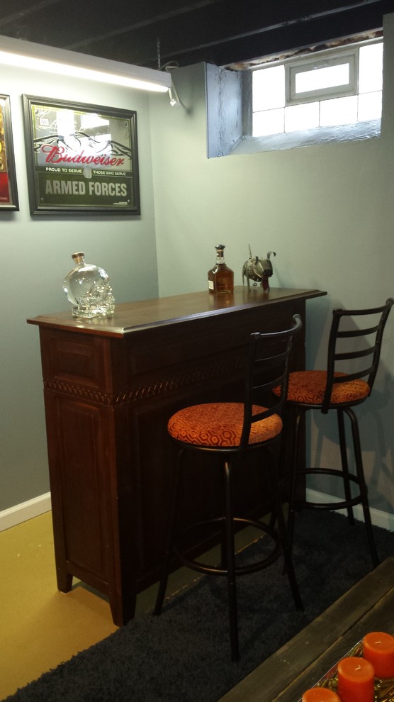 Military Man Cave - Industrial - Basement - Detroit - by Art by Design ...