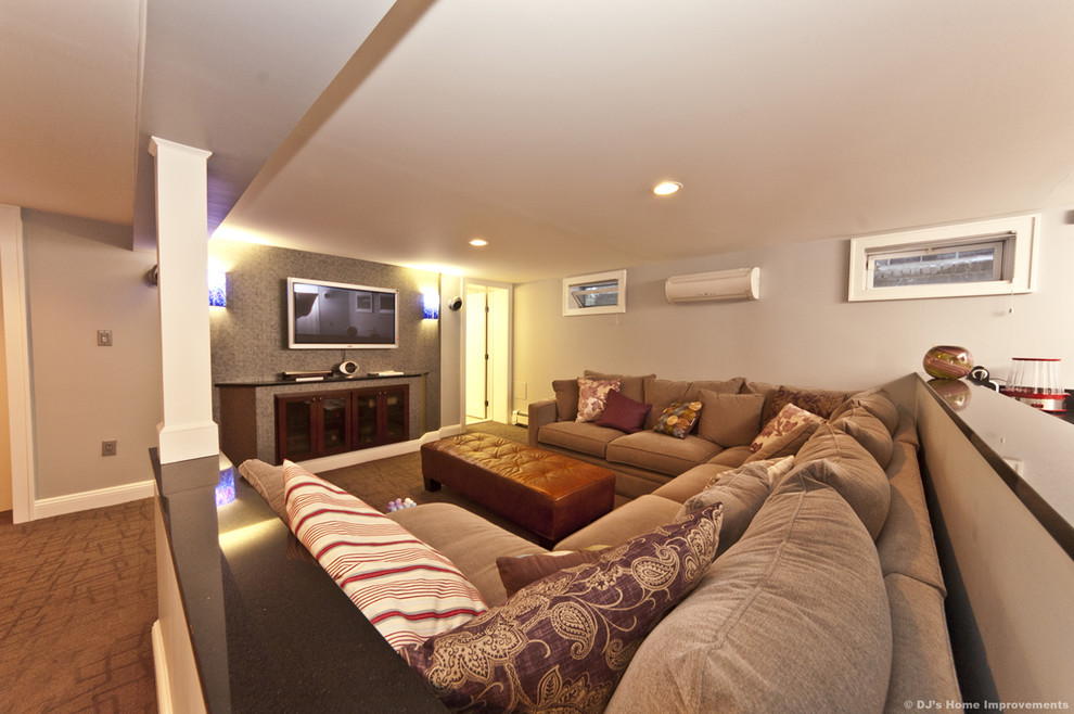 Modern Basement - Modern - Basement - New York | Houzz