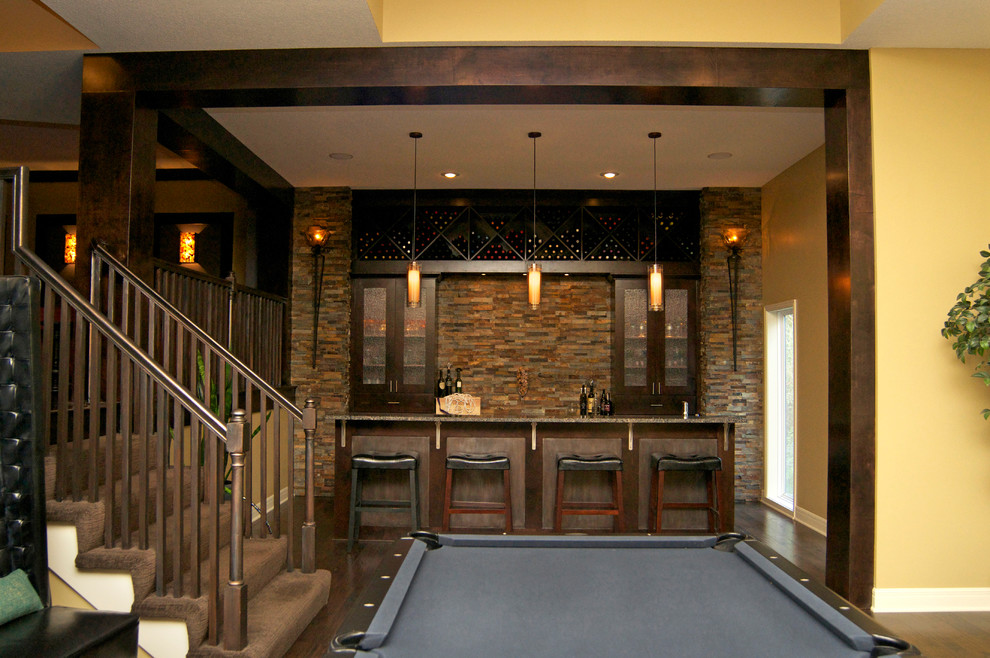 Modern Basement Finish - Modern - Basement - Kansas City - by Bryan ...
