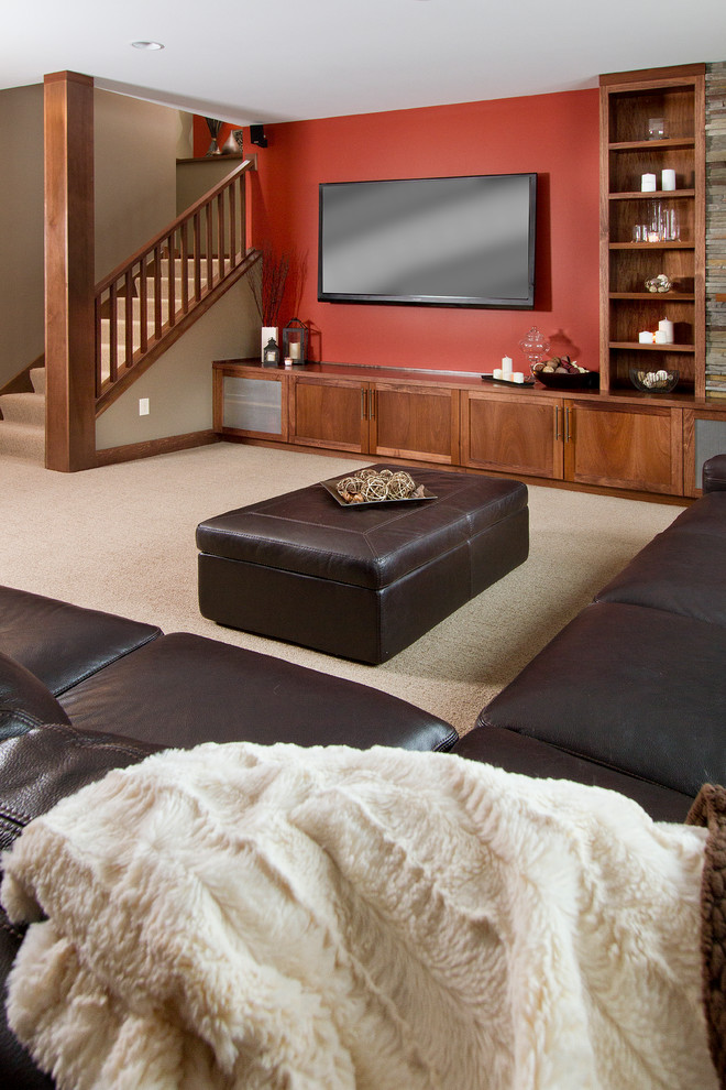 Modern Basement - Modern - Basement - Minneapolis | Houzz