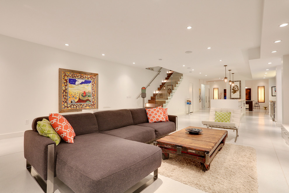 Modern Beauty - Modern - Basement - Calgary - by Niko Homes Ltd | Houzz