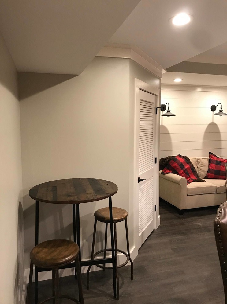 Modern Farmhouse Basement - Cumming, Georgia - Farmhouse - Basement ...