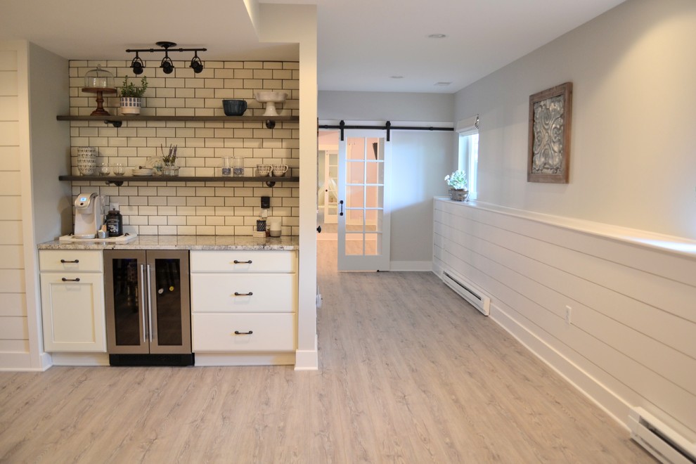 Modern Farmhouse Basement - Farmhouse - Basement - Detroit - by ...