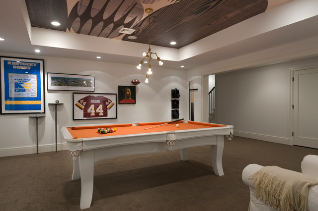 modern farmhouse - Basement - New York - by Hogue Interior Design LLC ...