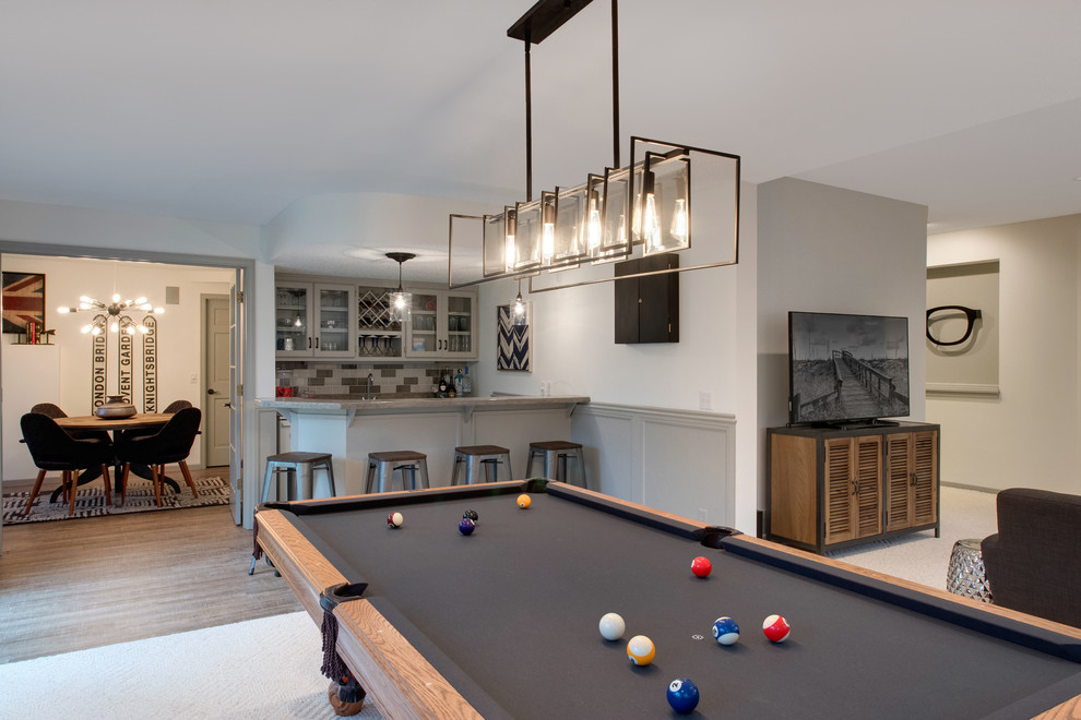 Modern Mix - Transitional - Basement - Phoenix - by Mary Rossi Designs ...