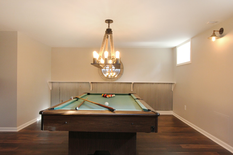 Modern Rustic Lower Level - Modern - Basement - Grand Rapids - by ...
