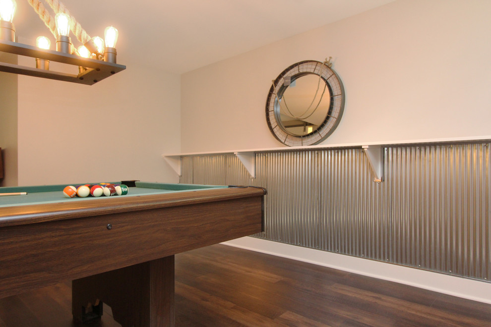 Modern Rustic Lower Level - Modern - Basement - Grand Rapids - by ...