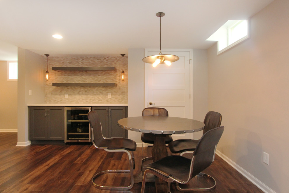 Modern Rustic Lower Level - Modern - Basement - Grand Rapids - by ...