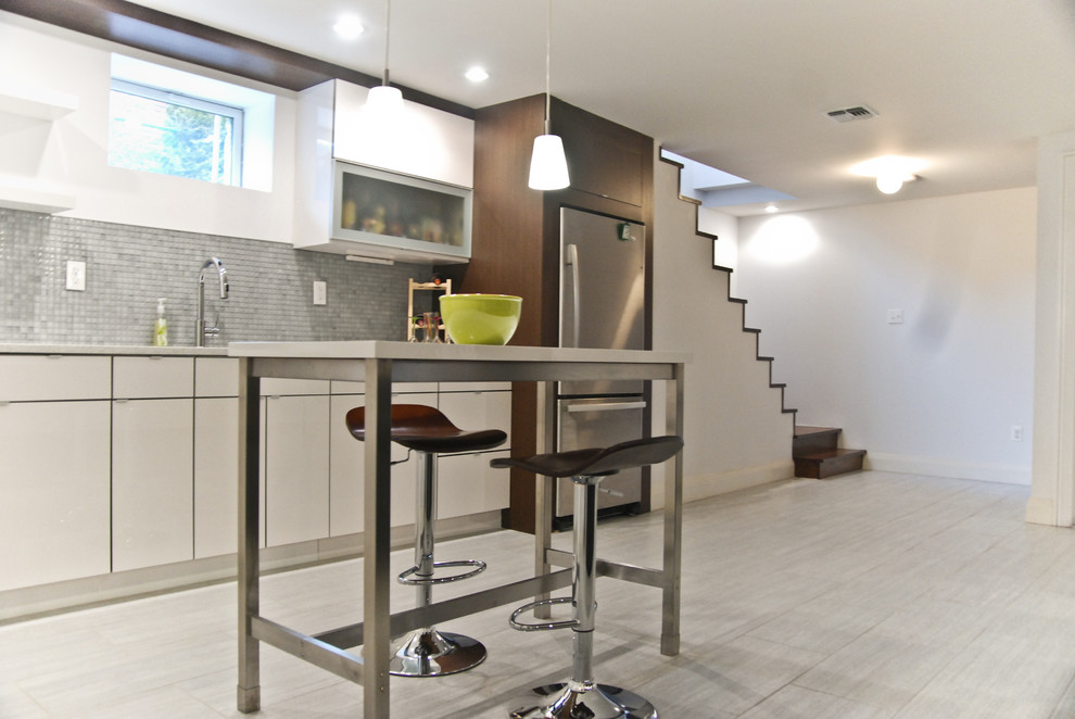 Modern Style Basement Renovation - Modern - Basement - New York - by ...