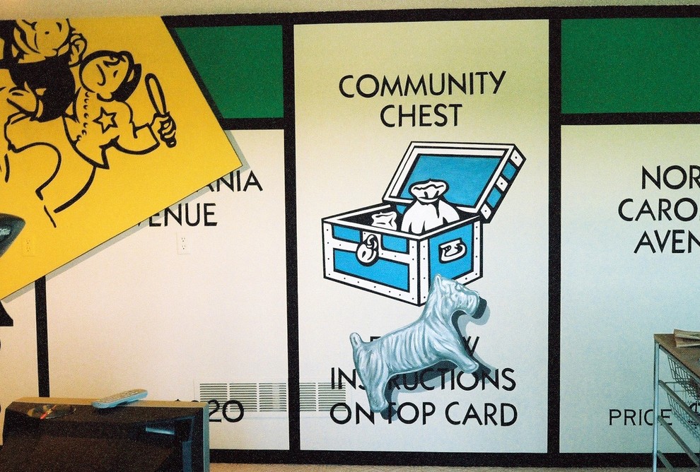 Monopoly Mural in Lower Level by Tom Taylor of Wow Effects - Eclectic ...
