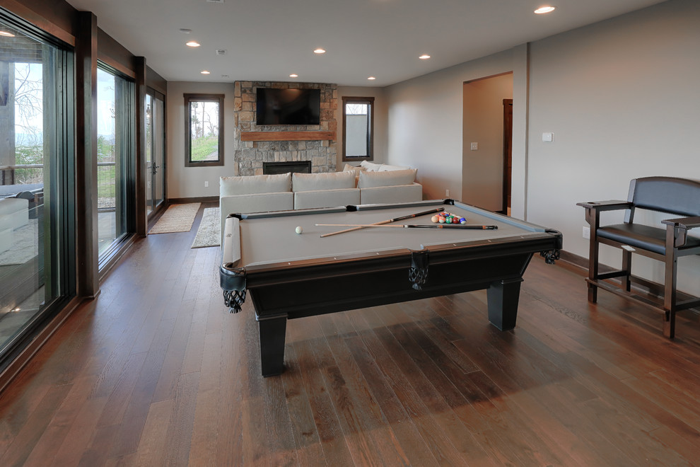 Mountain Modern Chalet - Modern - Basement - Other - by Skowron ...