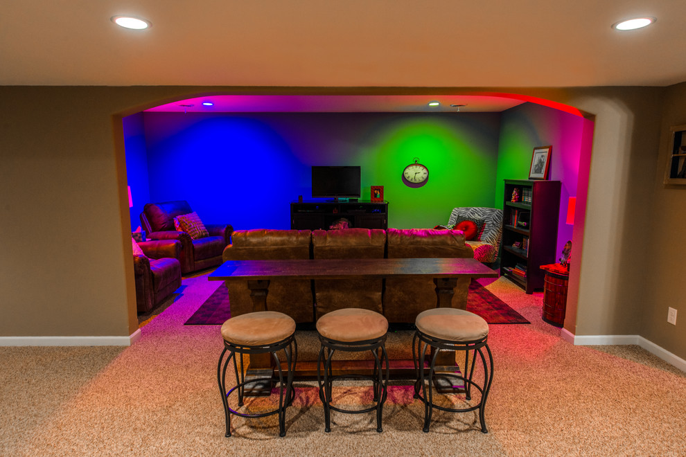 Mukwonago Basement Remodel - Traditional - Basement - Milwaukee - by ...