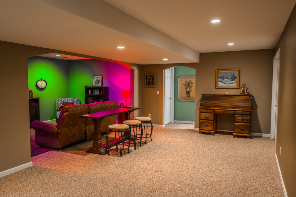 Mukwonago Basement Remodel - Traditional - Basement - Milwaukee - by ...