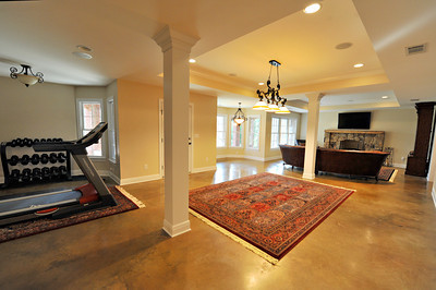 MultiPurpose Basement Build Out - Traditional - Basement - Birmingham ...