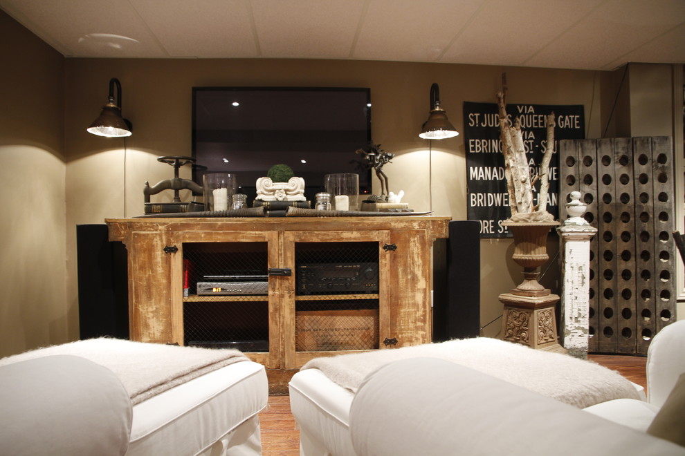 My Houzz: Meaghan and Trevor: Welland, ON - Eclectic - Basement ...