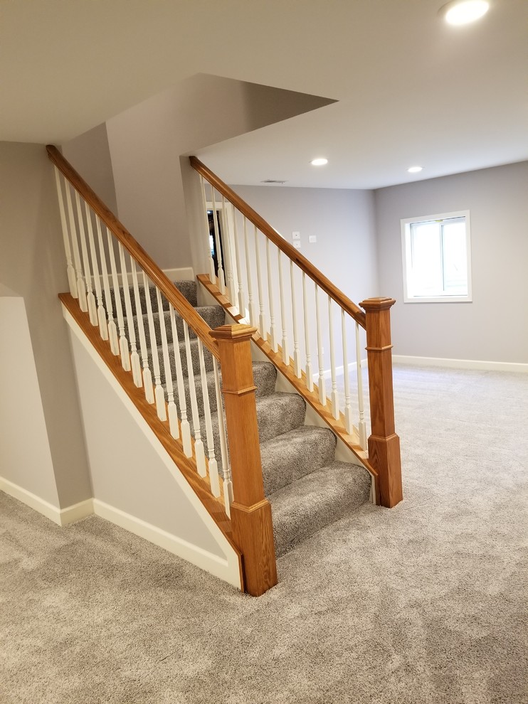 Naperville Basement - Traditional - Basement - Chicago - by DJI ...