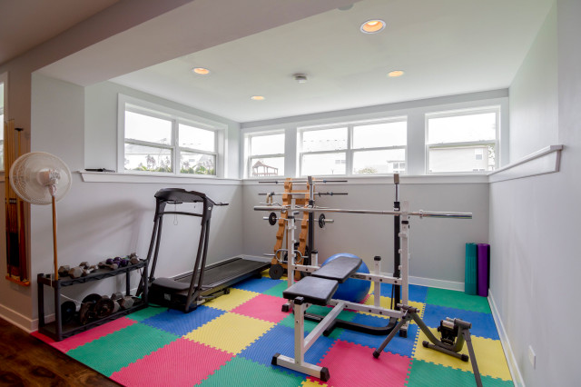 Naperville Custom Basement 2 - Contemporary - Basement - Chicago - by ...