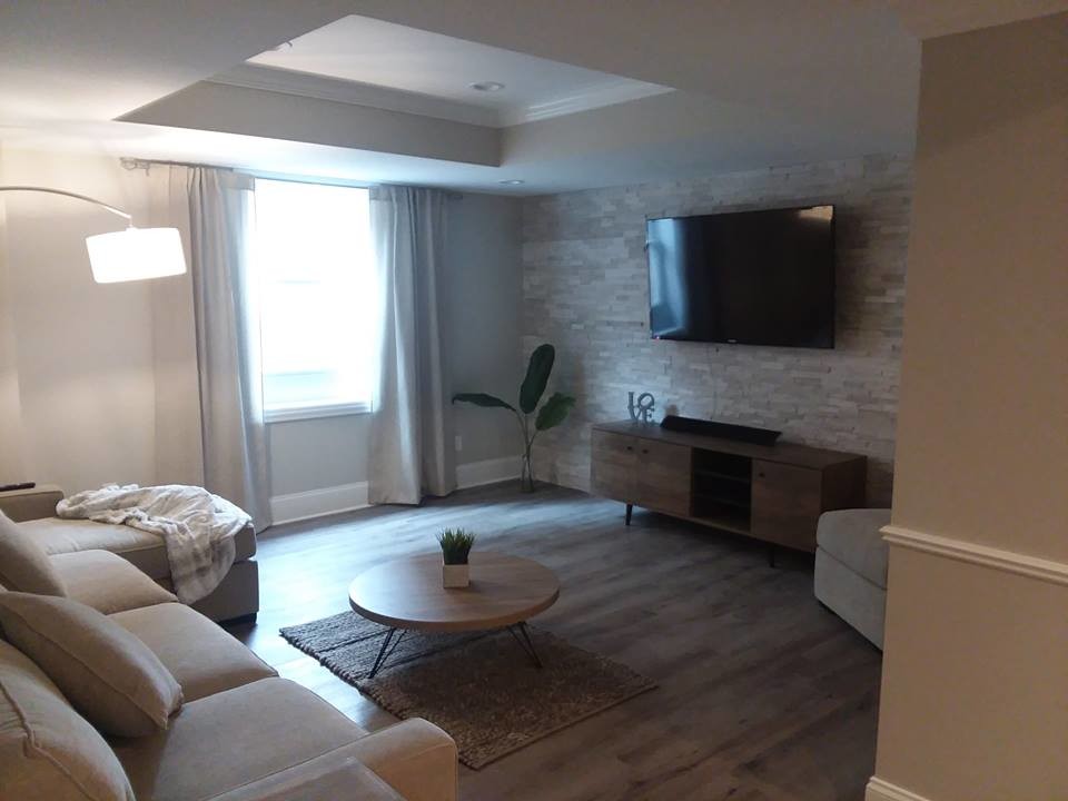 New Albany basement - Modern - Basement - Columbus - by North America ...