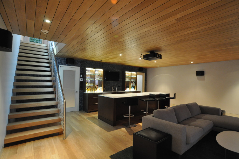 New Canaan Residence - Contemporary - Basement - New York - by The RAM ...