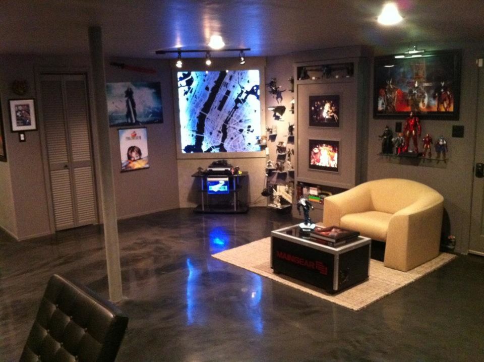 NJ Man Cave Show - Modern - Basement - New York - by Bodenkraft | Houzz