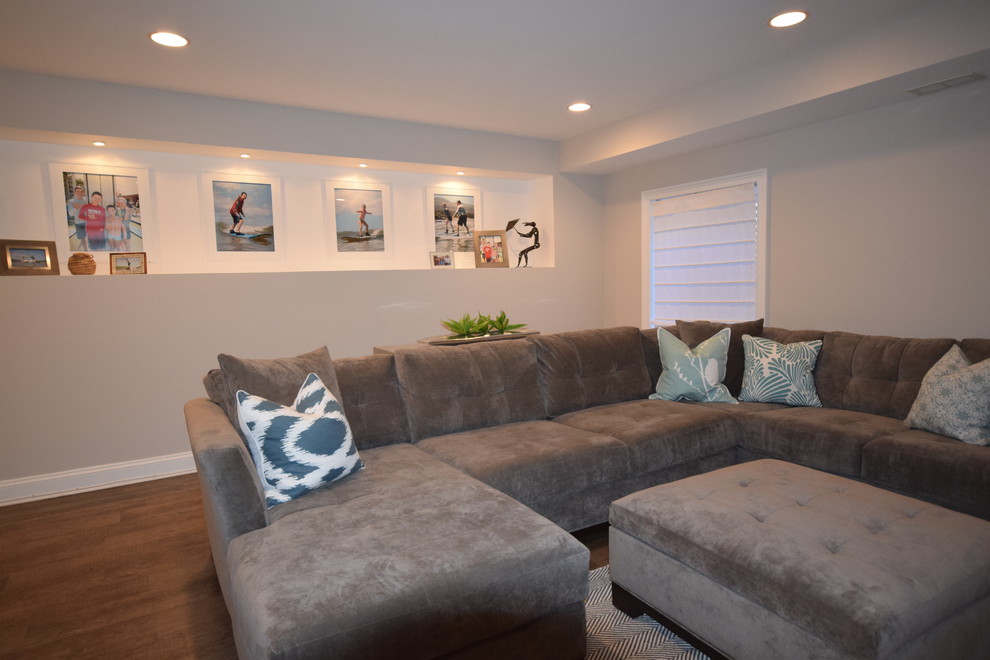 Nook - Transitional - Basement - Chicago - by J. Peterson Design, LLC ...