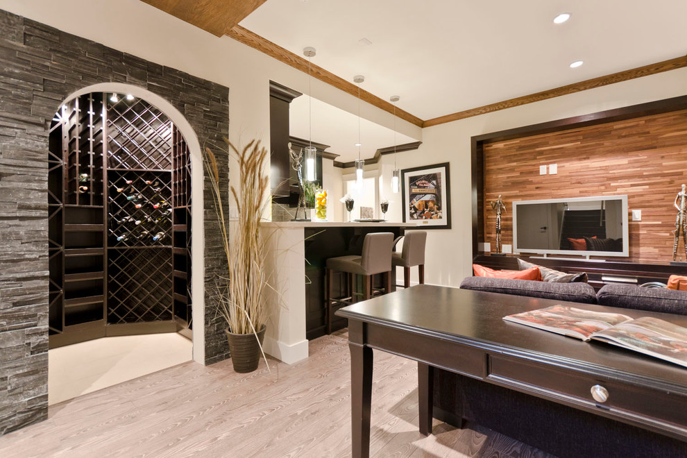 North Vancouver New Home - Contemporary - Basement - Vancouver - by ...