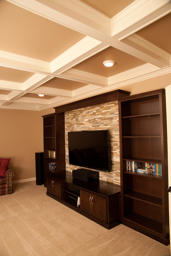Oak Basement Escape - Traditional - Basement - Other - by Miracle ...