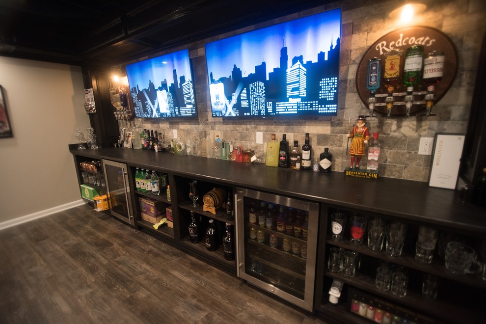 Oakland Township, MI Basement - Modern - Basement - Detroit - by ...