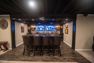 Oakland Township, MI Basement Remodel - Modern - Basement - Detroit ...