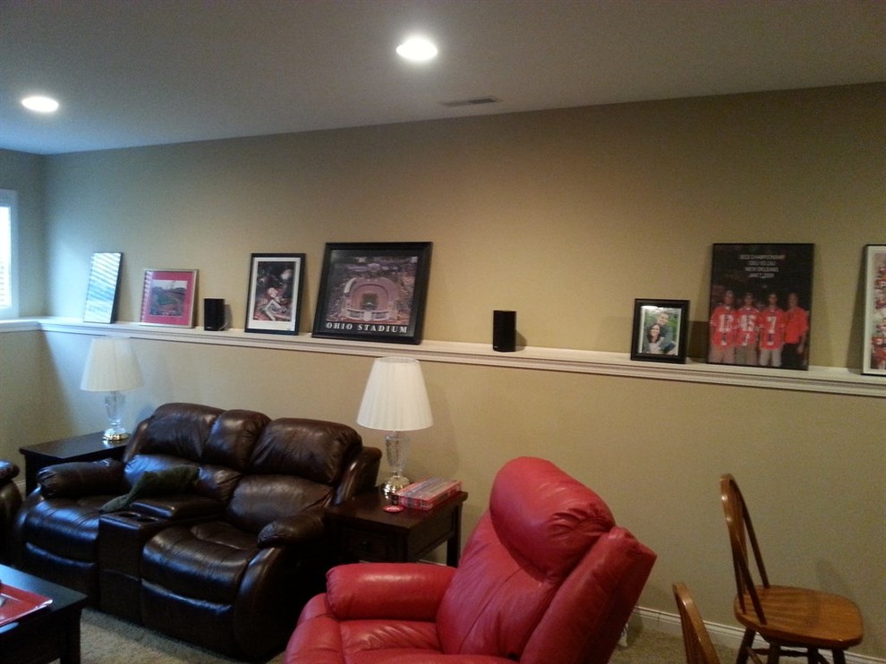 Ohio State room Before and After - Basement - Columbus - by Rhino ...