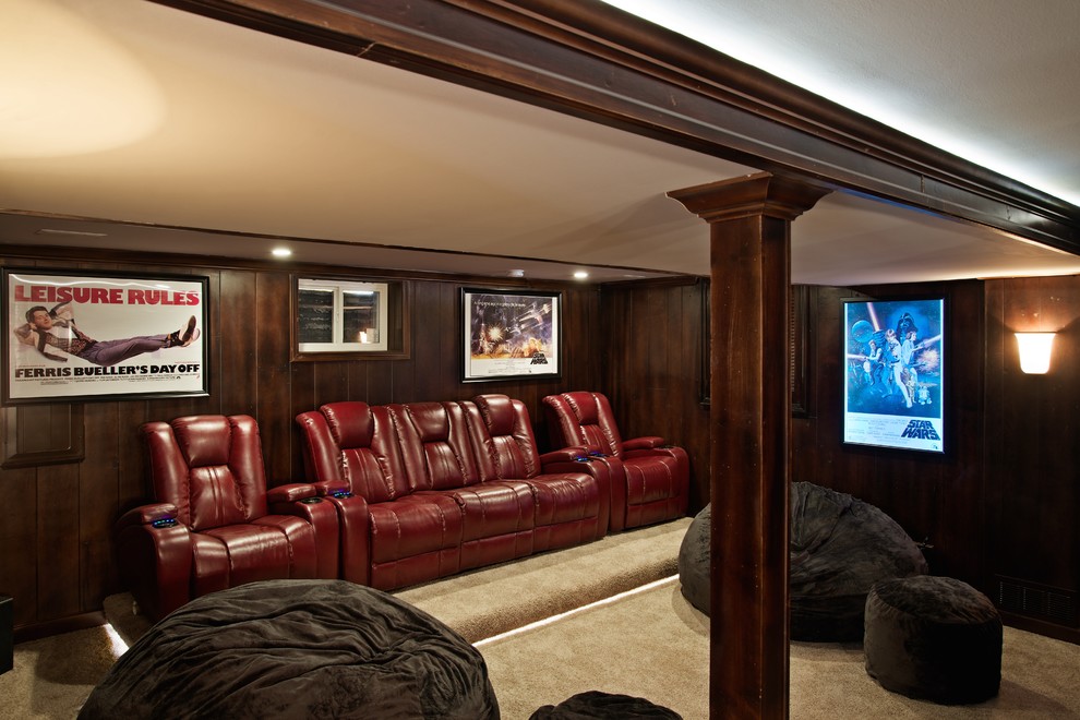 Old English - Traditional - Basement - Chicago - by DII Architecture ...