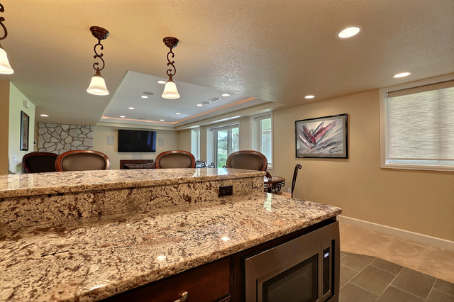 Open Basement in Centennial, CO! - Contemporary - Basement - Denver ...