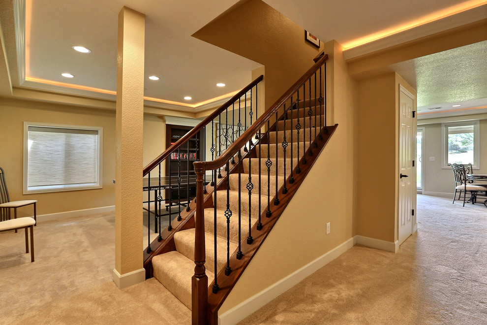 Open Basement in Centennial, CO! - Contemporary - Basement - Denver ...