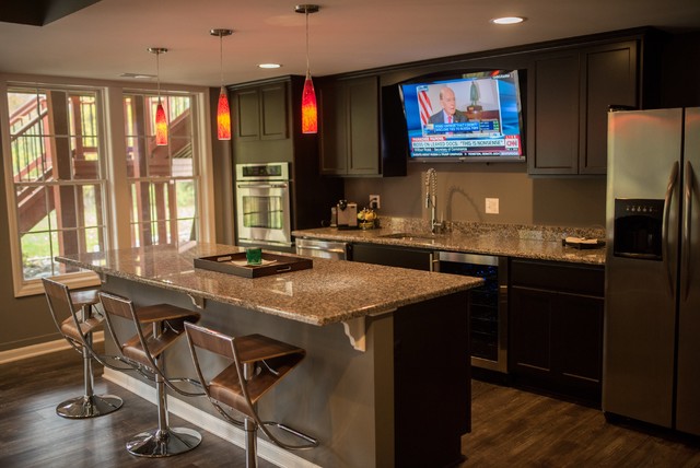 Finished Basement Kitchen