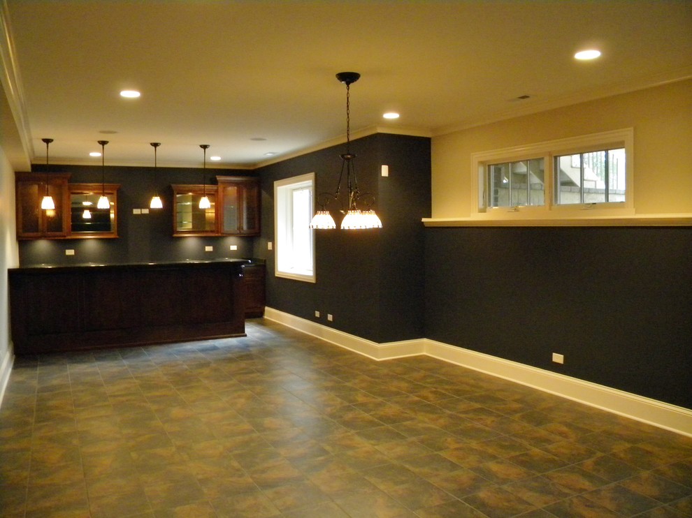 Our Finished Basements - Craftsman - Basement - Chicago - by Cypress ...