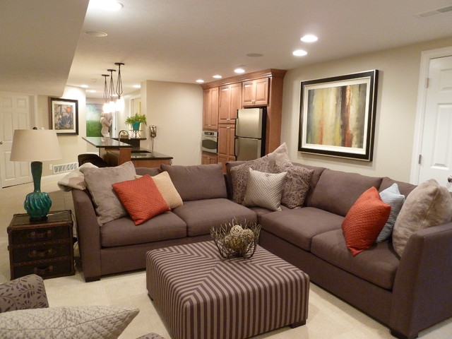 Our Gorgeous Kitchen & Bath Remodels - Contemporain - Sous-sol - Omaha ...