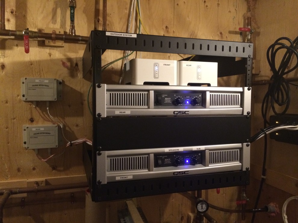 Outdoor Audio System Component Rack - Industrial - Basement - Toronto ...