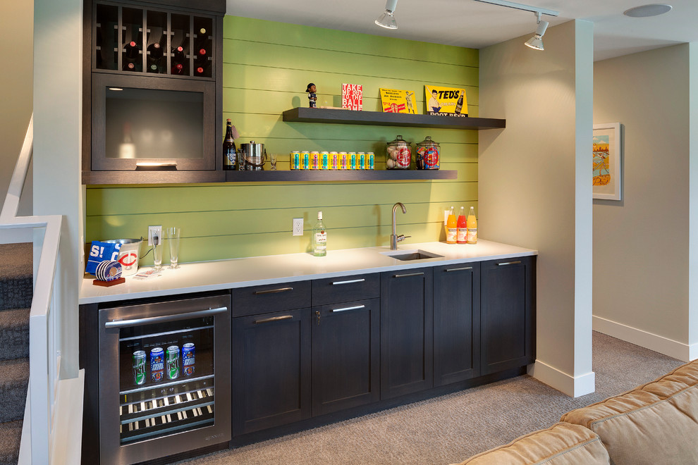 Parkside Contemporary - Contemporain - Sous-sol - Minneapolis - par ...