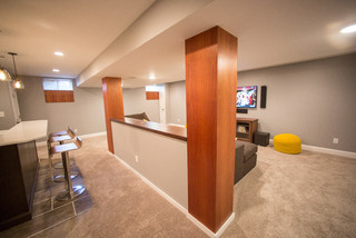 Phoenixville Finished Basement - Modern - Basement - Philadelphia - by ...