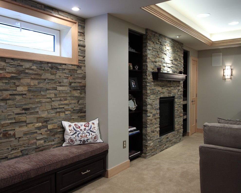 Traditional Basement - Traditional - Basement - Denver | Houzz